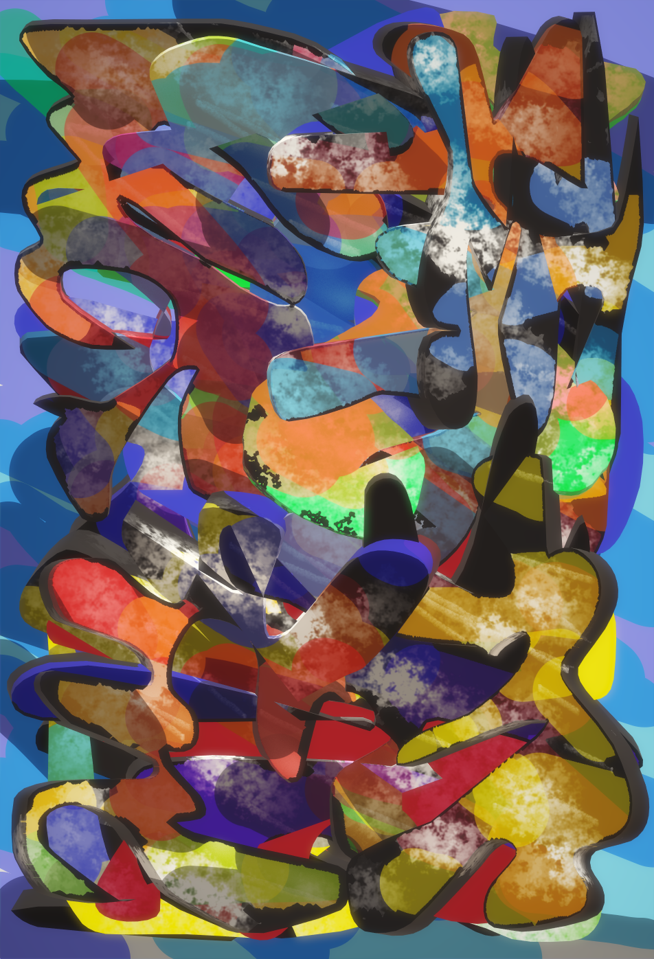 Inspired by Jackson Pollock and Yayoi Kusama and Mark Rothko – Tikkende ...